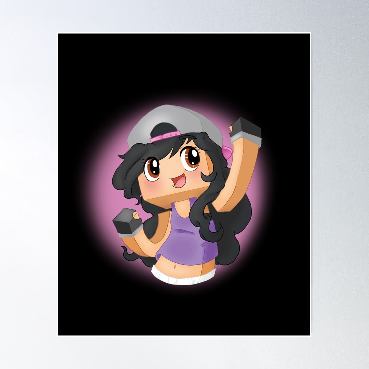Aphmau Poster Wall Art, Modern Wall Decor For Living Room Bedroom, 8x12 ...