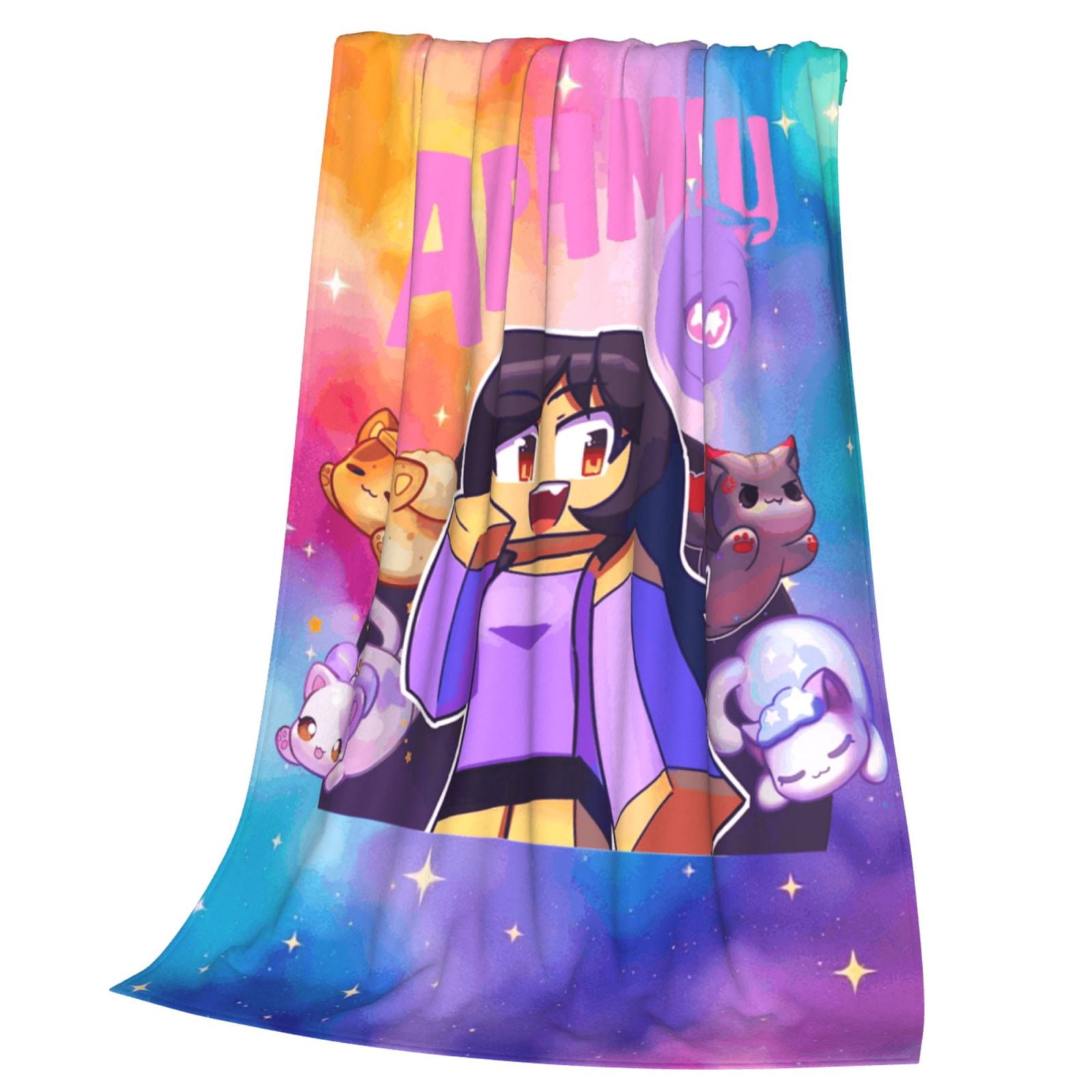 Aphmau Throw Blanket Cozy Plush Lightweight Warm Fuzzy Flannel Blanket ...