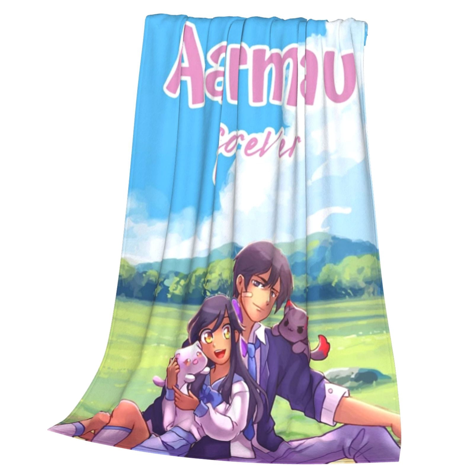 Aphmau Throw Blanket Cozy Plush Lightweight Warm Fuzzy Flannel Blanket ...