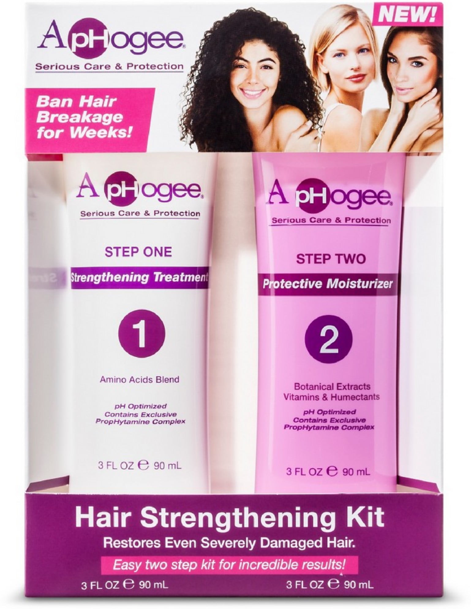 Aphogee Hair Strengthening Kit 1 Each - (Pack of 3) - Walmart.com