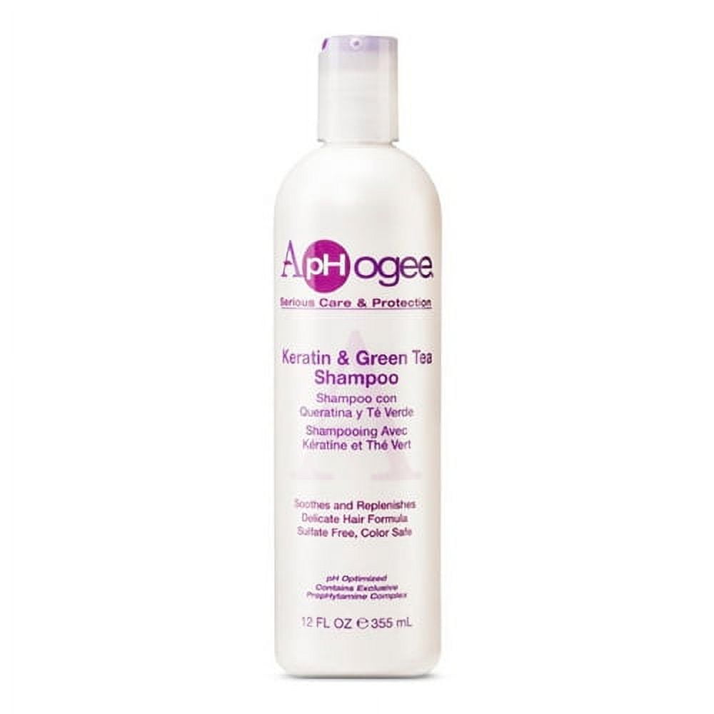 Aphogee Keratin and Green Tea Hair Shampoo with Delicate Hair Formula ...