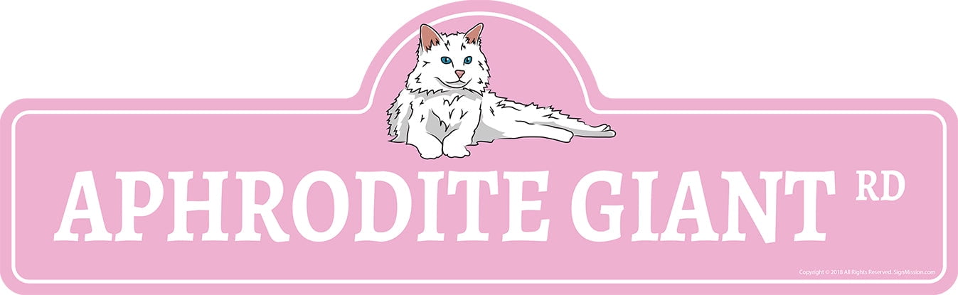 Aphrodite Giant Street Sign | Indoor/Outdoor | Dog Lover Funny Home ...