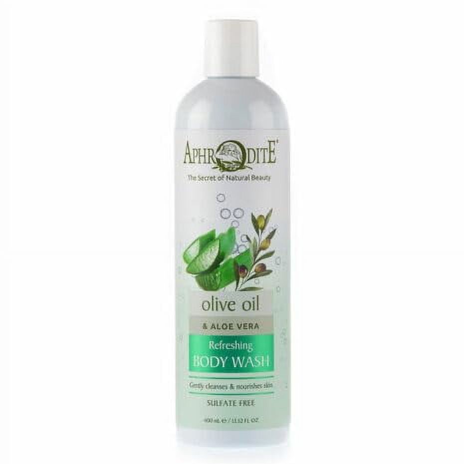 Aphrodite Refreshing Body Wash with Aloe Vera and Olive Oil, 13.5 fl oz ...