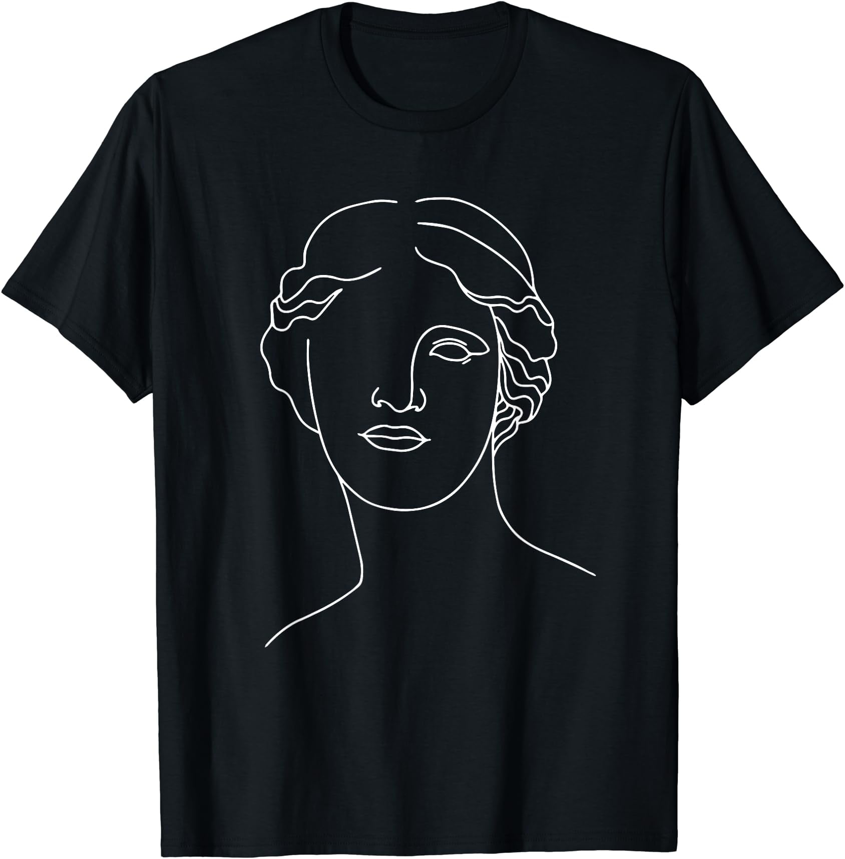 Aphrodite Venus Minimalist Aesthetic Line Art Artsy T-Shirt - Walmart.com