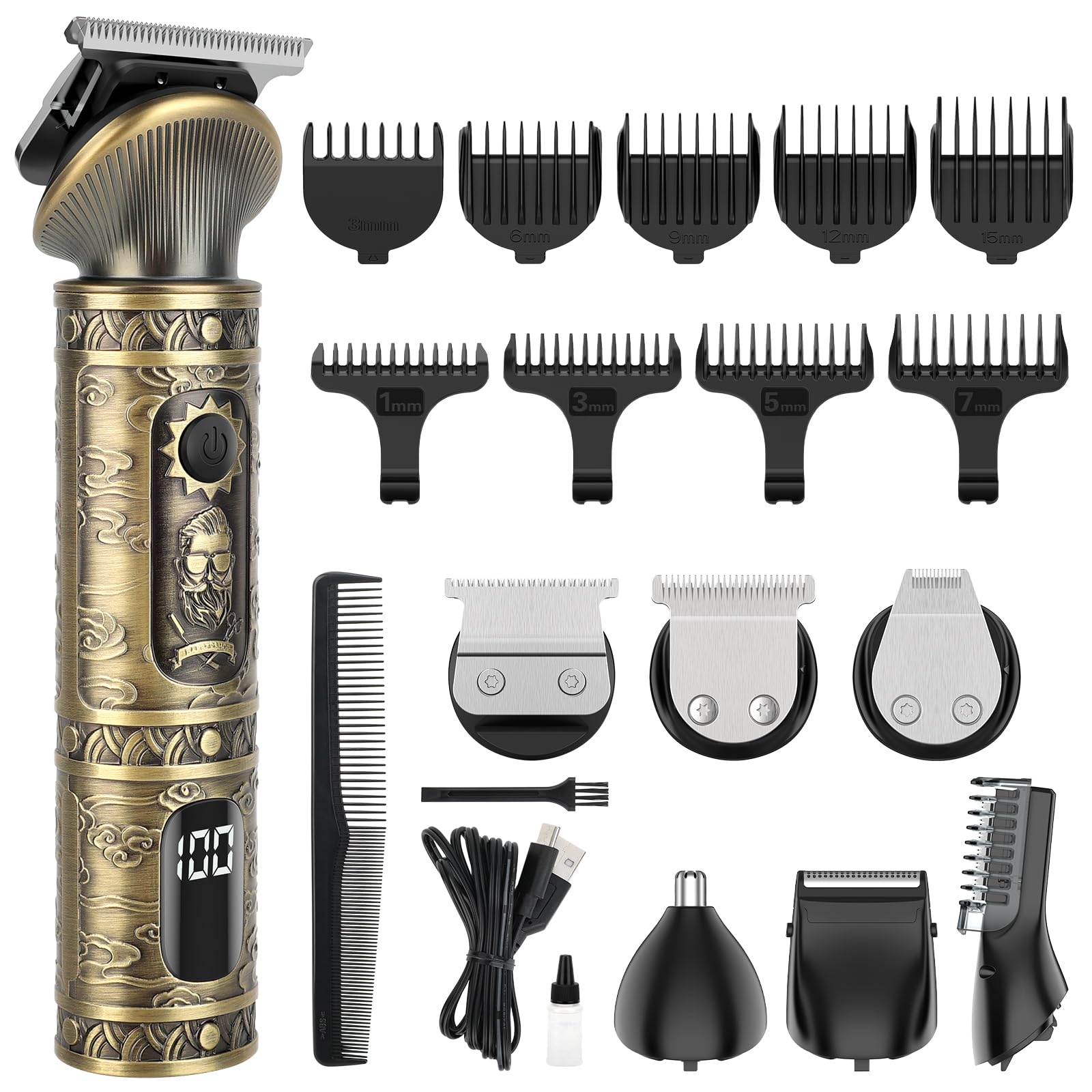 Philips Norelco OneBlade Hybrid Electric Trimmer Facial Hair Remover ...