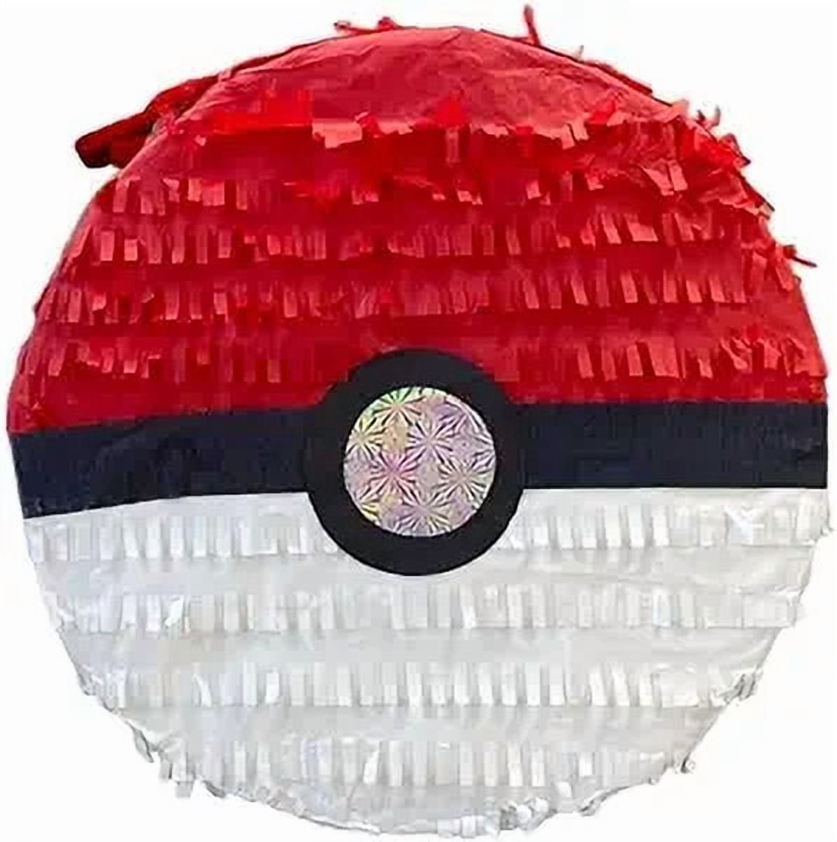 Apinata 4U Red & White Circular Pinata – Fun Party Decoration for Video ...