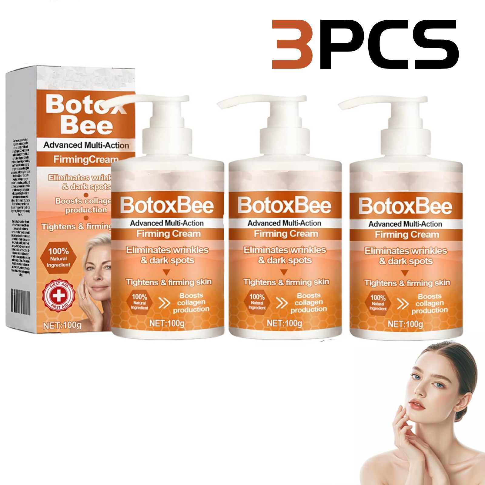 Apis_Derm Bo_toxBee Advanced Multi-Action Firming Cream, Bo_tox Bee Firming Cream, Bee_ Vënom ...