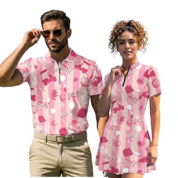 Aplkyhs 250th Anniversary Couple Golf Shirts Couple Golf Matching ...