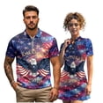 Aplkyhs 250th Anniversary Eagle Matching Couple Sport Shirts Matching ...