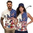 Aplkyhs American Flag Matching Golf Shirts for Couple Moisture Wicking ...