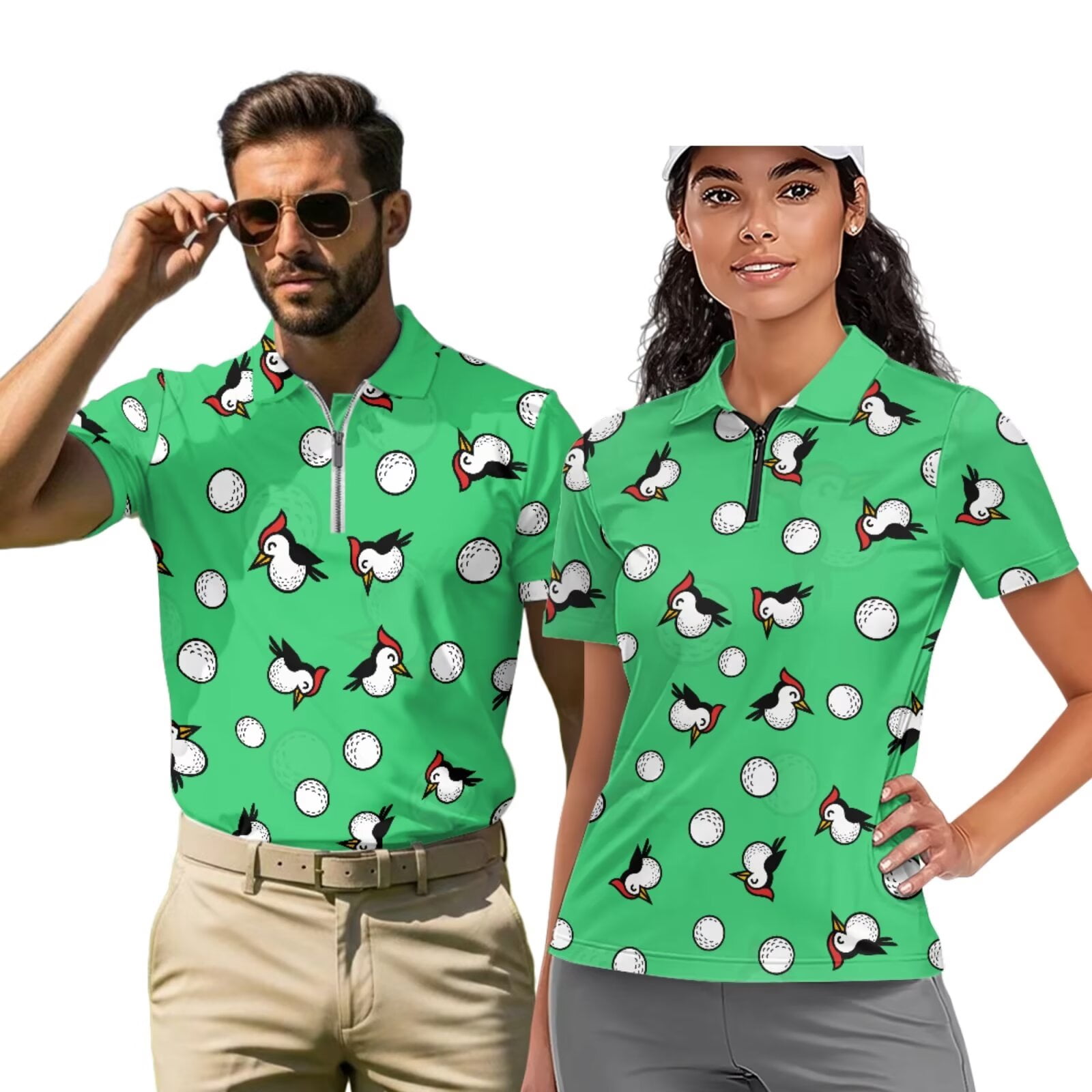 Aplkyhs Bird Matching Couple Sport Shirts Lightweight Funny Men Women ...