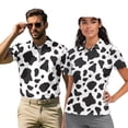 Aplkyhs Cow Print Matching Golf Shirts for Couple Funny Men Women ...