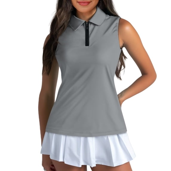 Aplkyhs Golf Sleeveless Shirts Breathable Fabric Lightweight Racerback ...