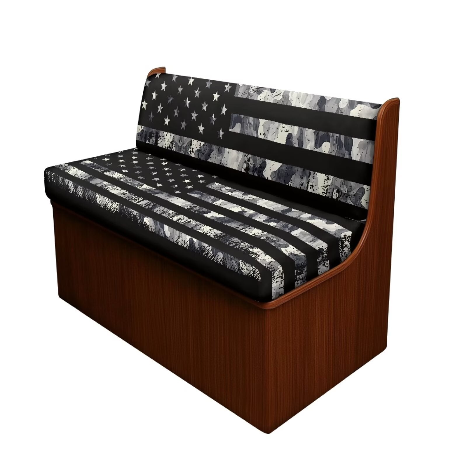 Aplkyhs Gray American Flag RV Dinette Cushions Western Aztec Camper ...