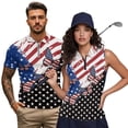 Aplkyhs Matching Golf Shirts for Couple American Flag Butterfly ...