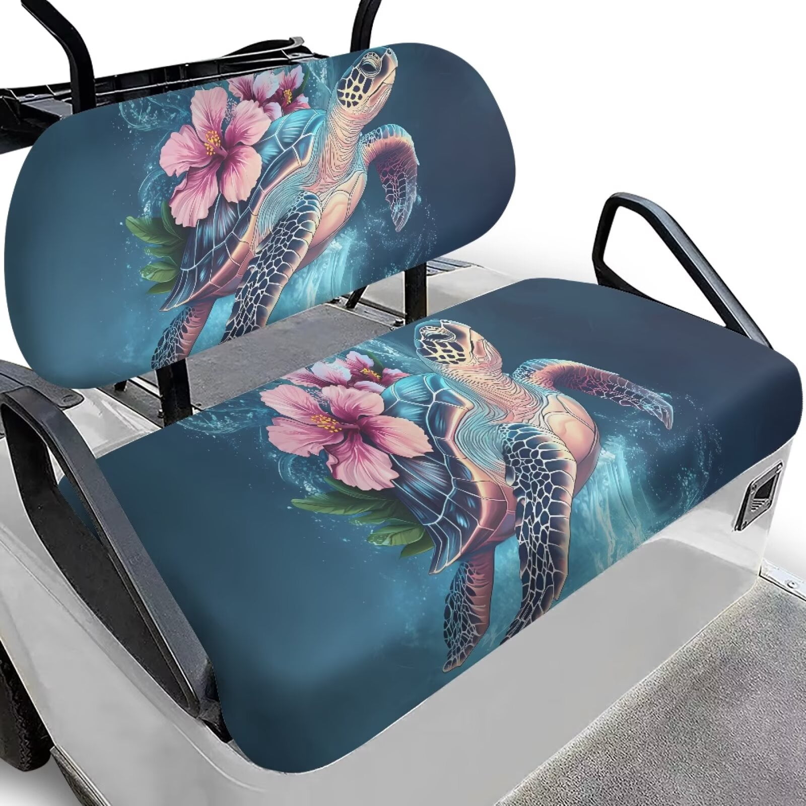 Aplkyhs Sea Turtle Print Universal Golf Cart Seat Covers Golf Cart ...