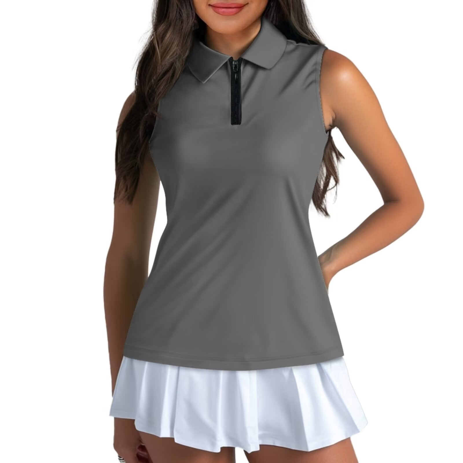 Aplkyhs Women's Sleeveless Shirts Workout Tennis T-Shirts Soft and ...