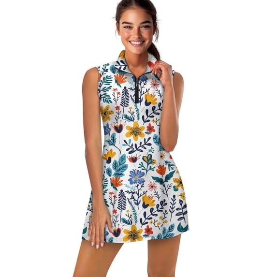 Aplkyhs Workout Athletic Dresses Cute Flower Active Exercise Workout ...