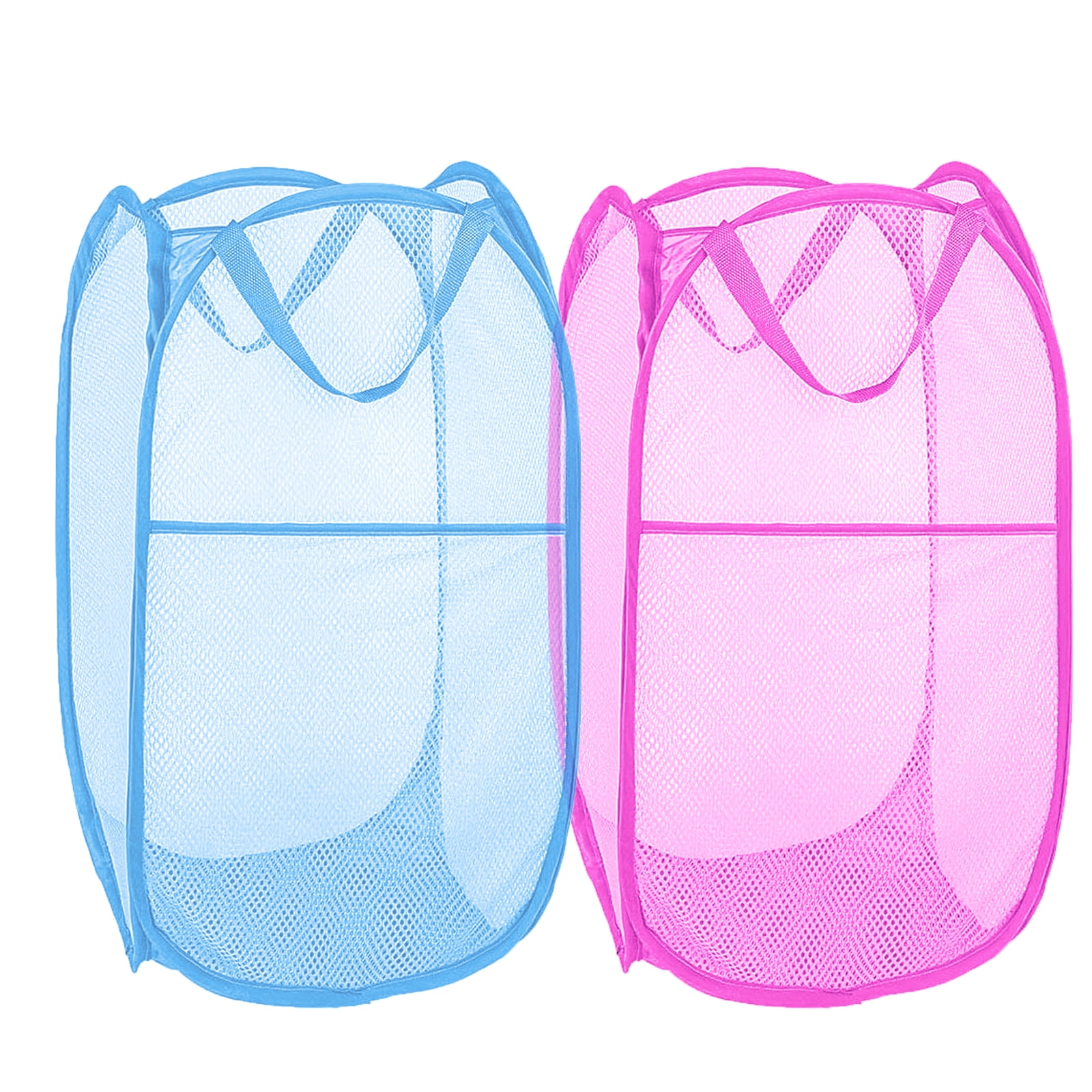 Aplter Collapsible Pop Up Laundry Hamper, 2Pack Folding Dirty Clothes ...