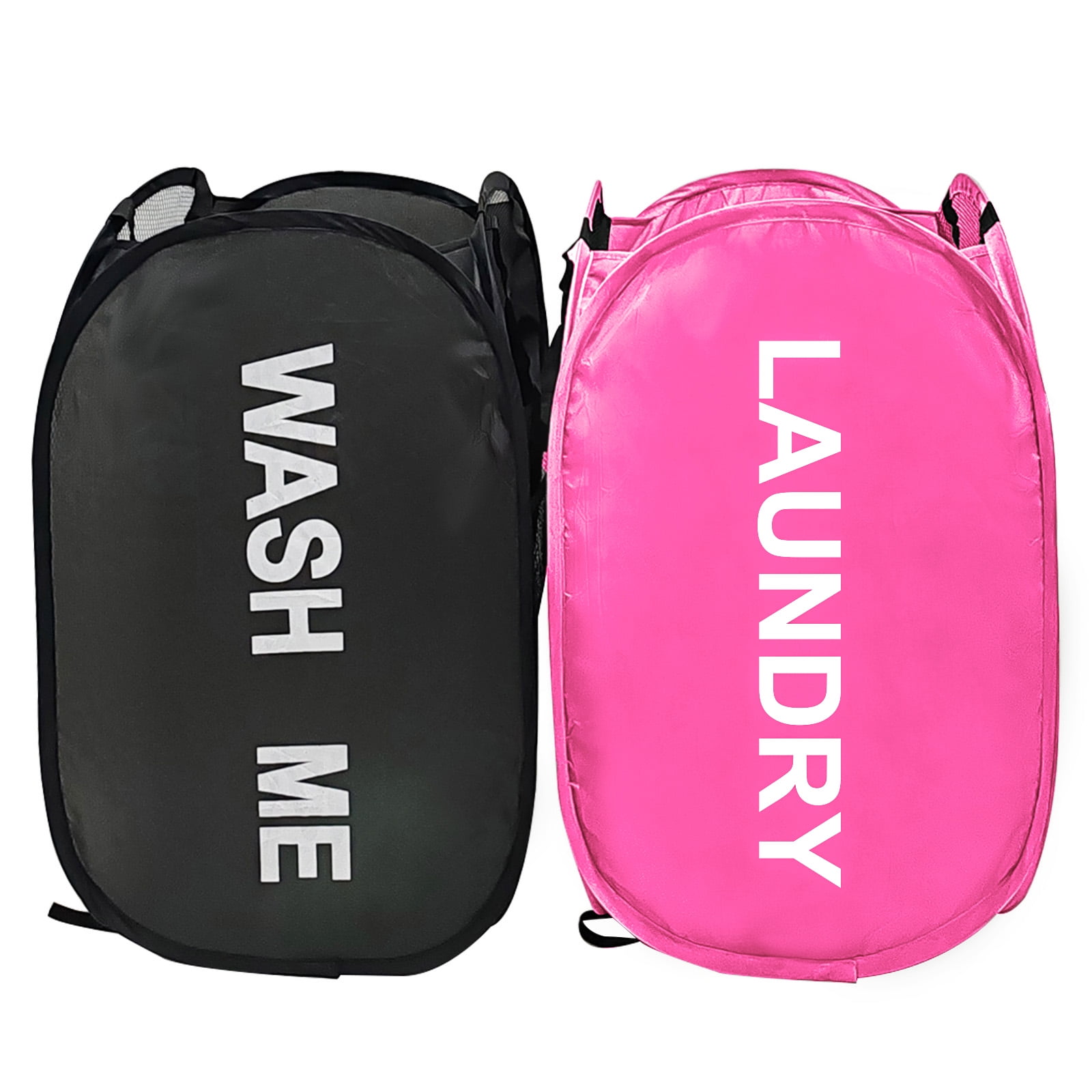 Aplter Large 70L Capacity Laundry Hamper with Side Pocket & Handles ...