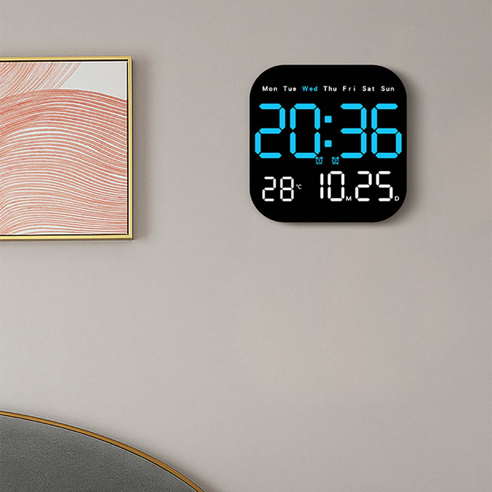 Apmemiss Alarm Clock Clearance Sale Electronic Clock Multi-functional ...