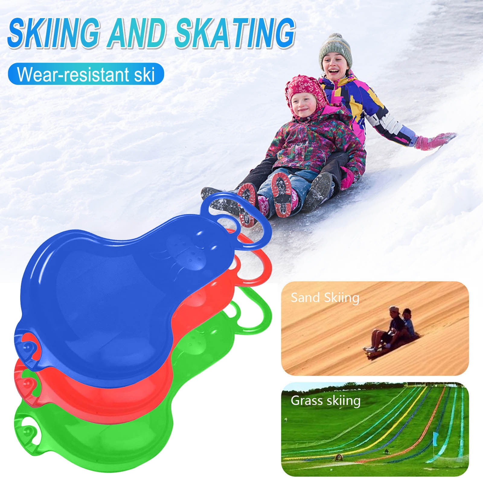 Apmemiss Baby Gifts Clearance Safe Snow Sled Kids Sledge Winter ...