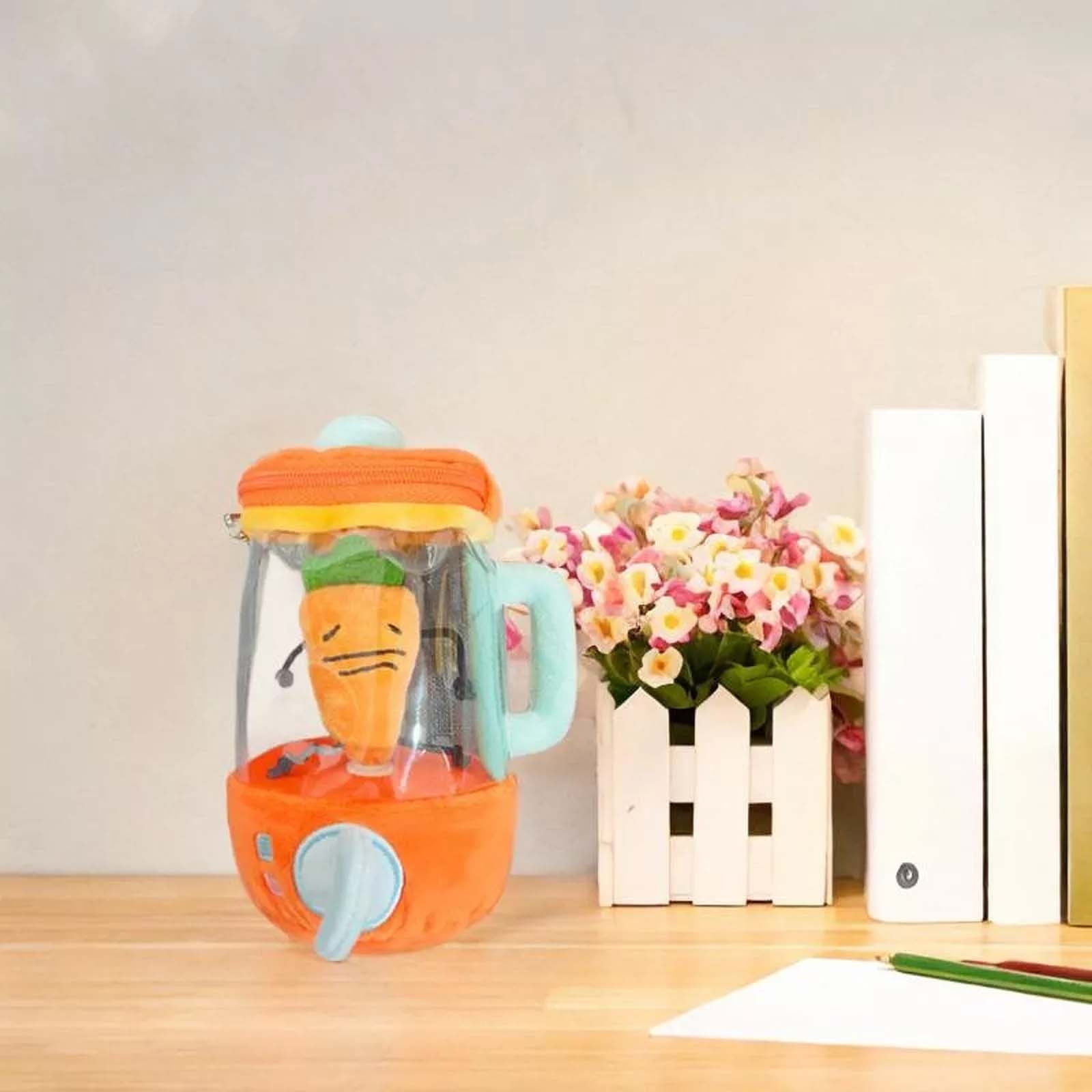 Apmemiss Carrot Juicer Plush Toy, Juice Blender Plush Toy, Carrot ...