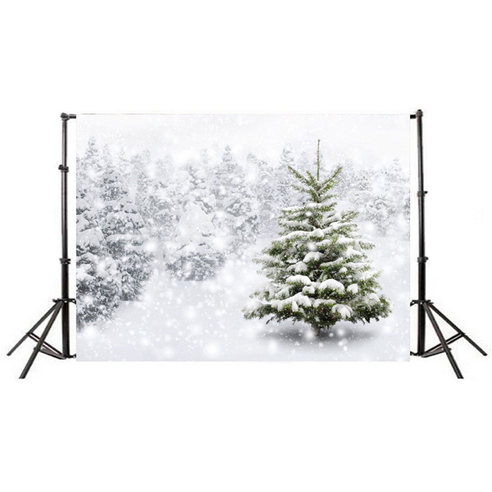 Apmemiss Christmas Ornaments Christmas Backdrops Vinyl 5X3Ft Fireplace ...