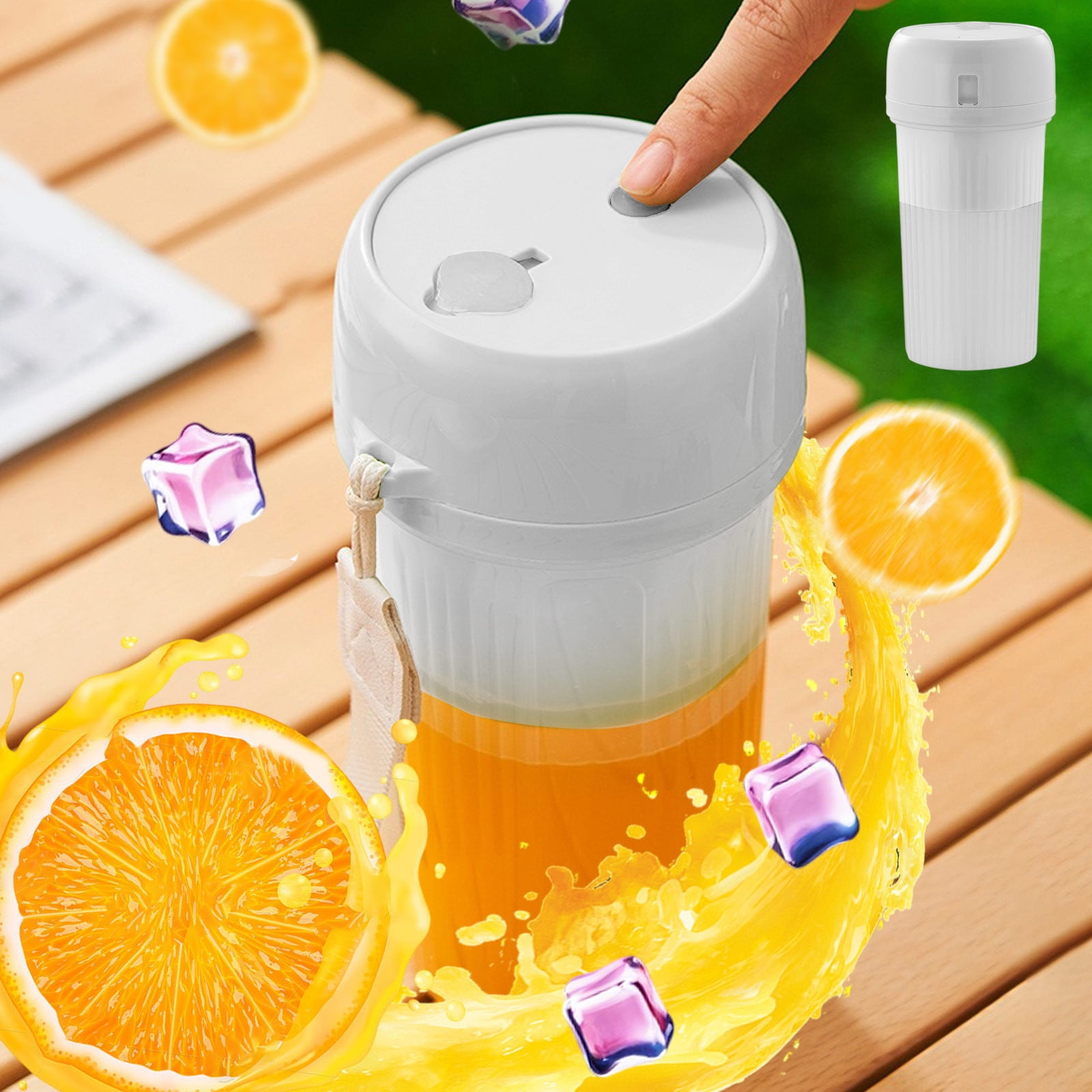 Apmemiss Clearance 11.5oz Portable Blender, USB Rechargeable Personal ...