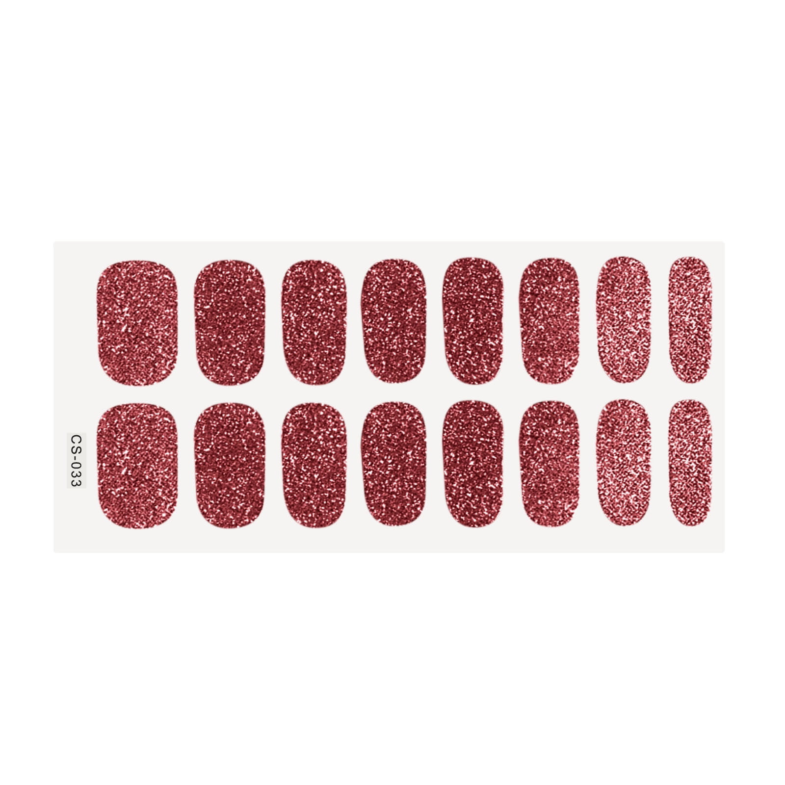 Apmemiss Clearance 16 Sheets Solid Color and Matte Nail Wraps Self ...