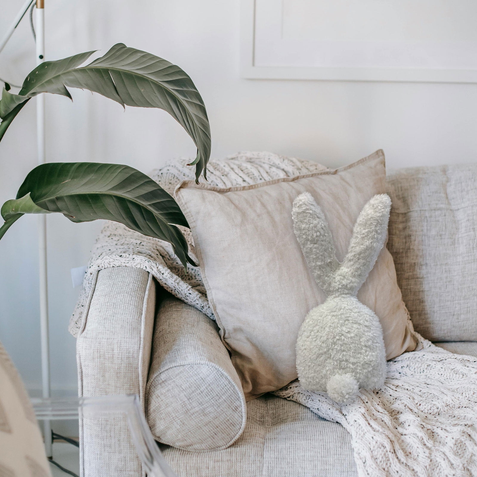 Apmemiss Clearance Bunny Stuffed Animal Easter Eared Rabbit Plush ...