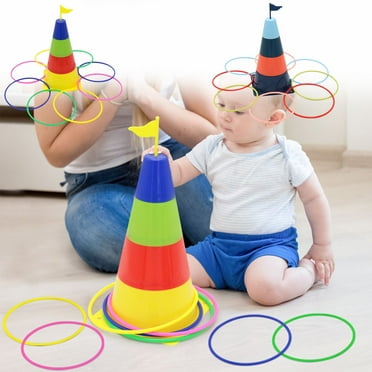 Dr. Seuss' The Grinch Cone Toss Game for Kids, Fun Christmas Party Toy ...