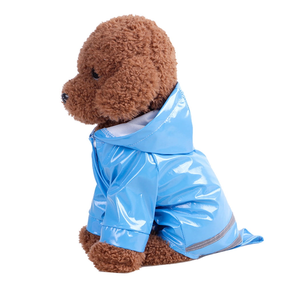 Apmemiss Clearance Dog Raincoat Waterproof Hooded Dog Rain Jackets ...