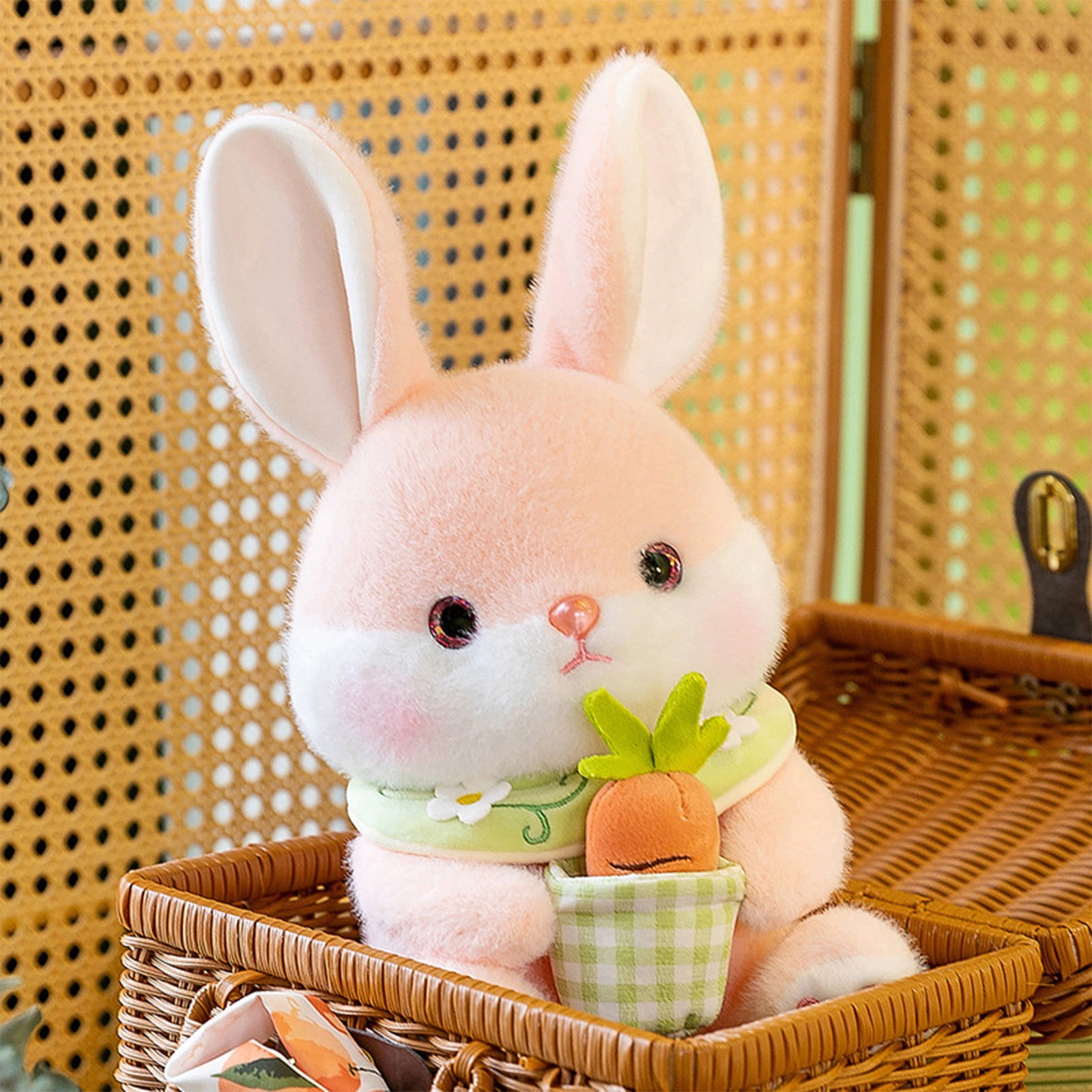 Apmemiss Clearance Easter Bunny Plush Toy Stuffed Rabbit Toy Sitting ...