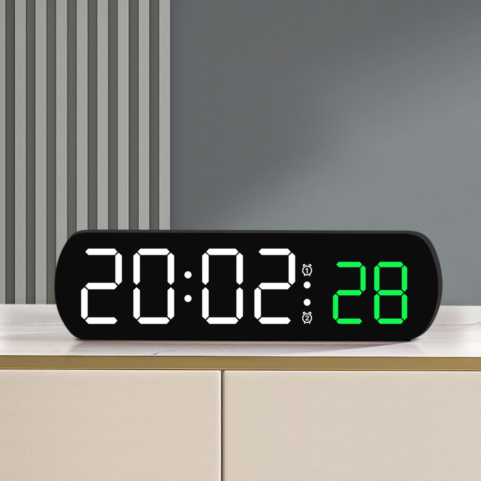 Apmemiss Clearance Electronic Clock Multi-functional LED Alarm Clock ...