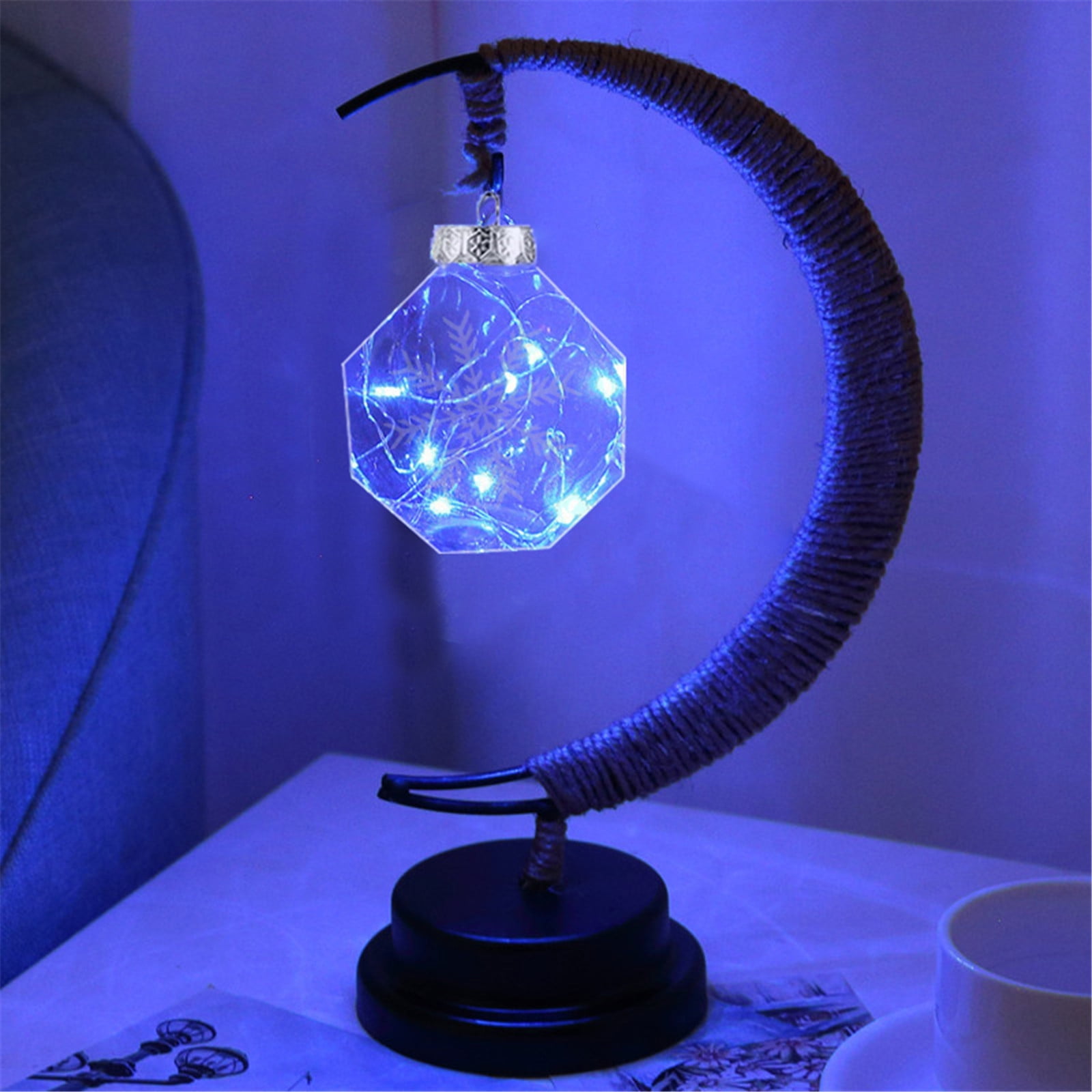 Apmemiss Clearance Enchanted Lunar Lamp, LED Decorative Light Star Moon ...