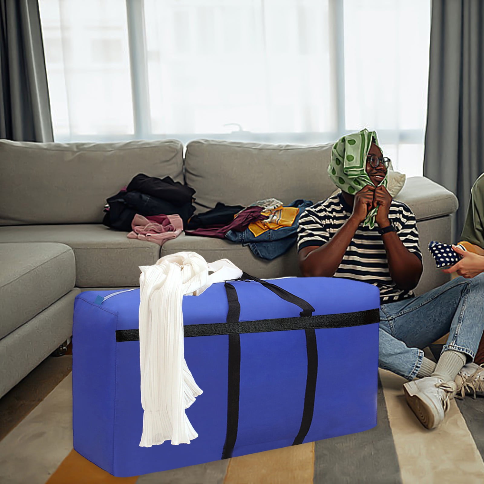 Apmemiss Clearance Extra Large Storage Bags, Folding Moving Comforter ...