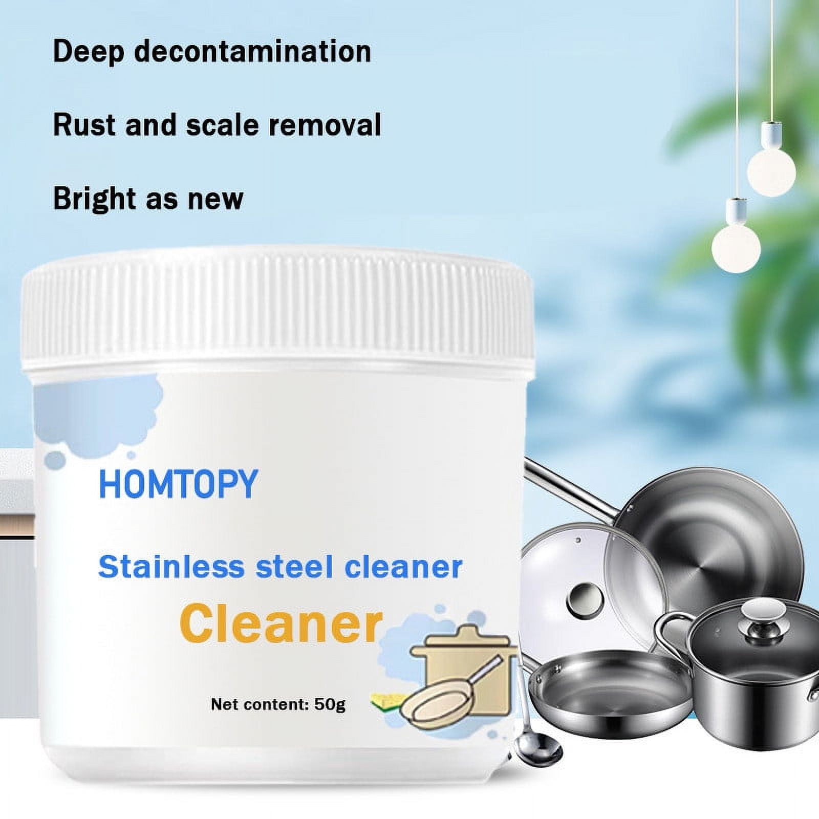 Apmemiss Clearance Kitchen Instant Cleaning Powder,Multi-Purpose Foam Cleaner Rust Remover, Soak ...