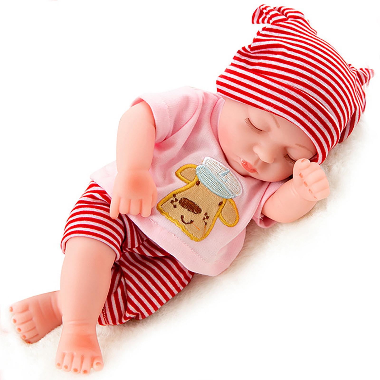 Apmemiss Clearance Lifelike Reborn Baby Dolls - 12-Inch Baby Soft Body ...
