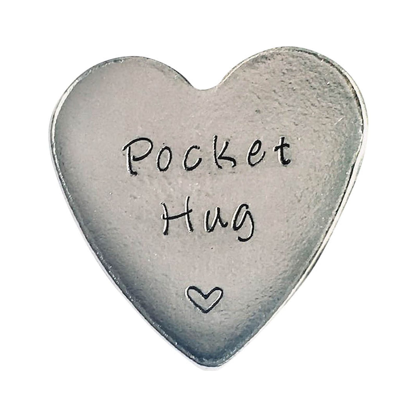 Apmemiss Clearance Little Heart Pocket Hug Token Metal Heart Token Long ...