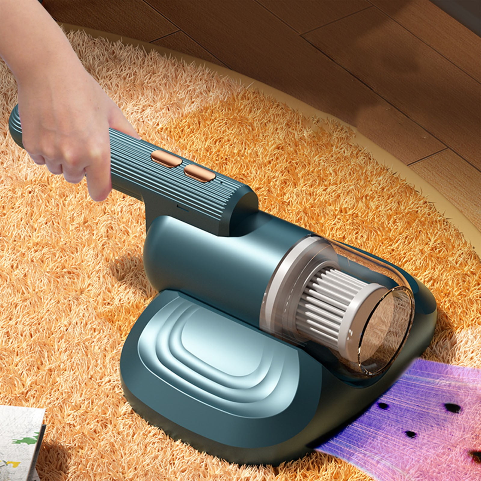 Apmemiss Clearance Mattress Vacuum Cleaner, Handheld UV Bed Vacuum ...