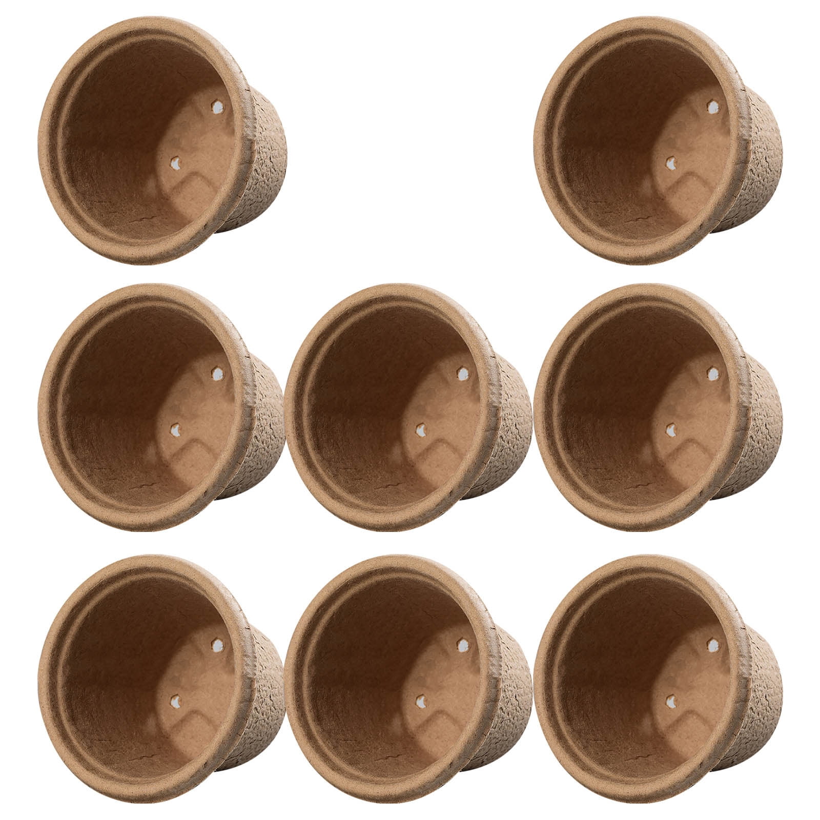 Apmemiss Clearance Nursery Pots Pulp Peat Pot Plant Cup Tray Flowers ...