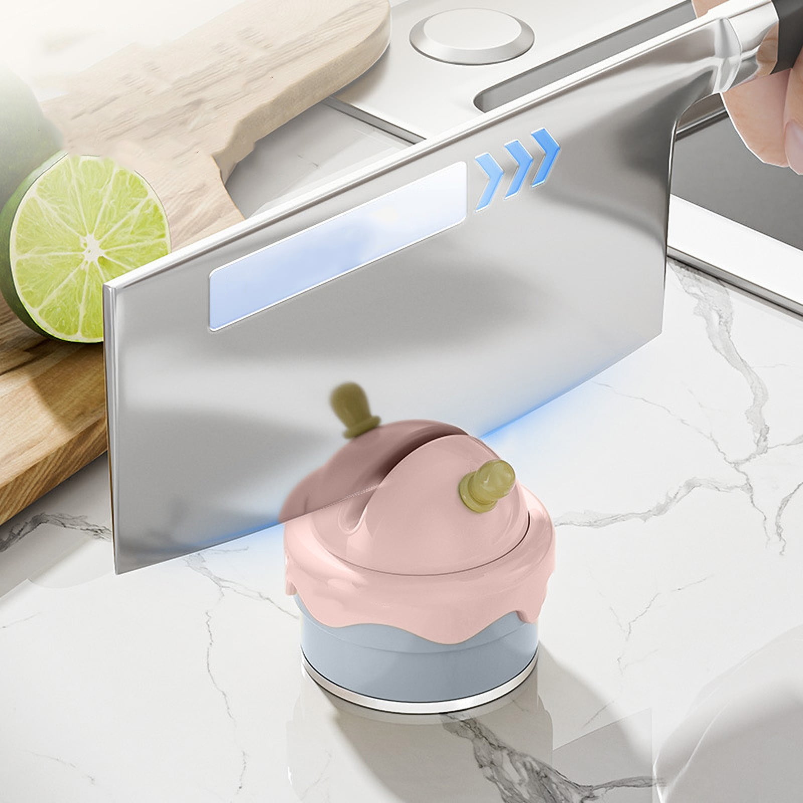 Apmemiss Clearance Portable Knife Sharpener,Cute Ice Cream Shape Knife ...