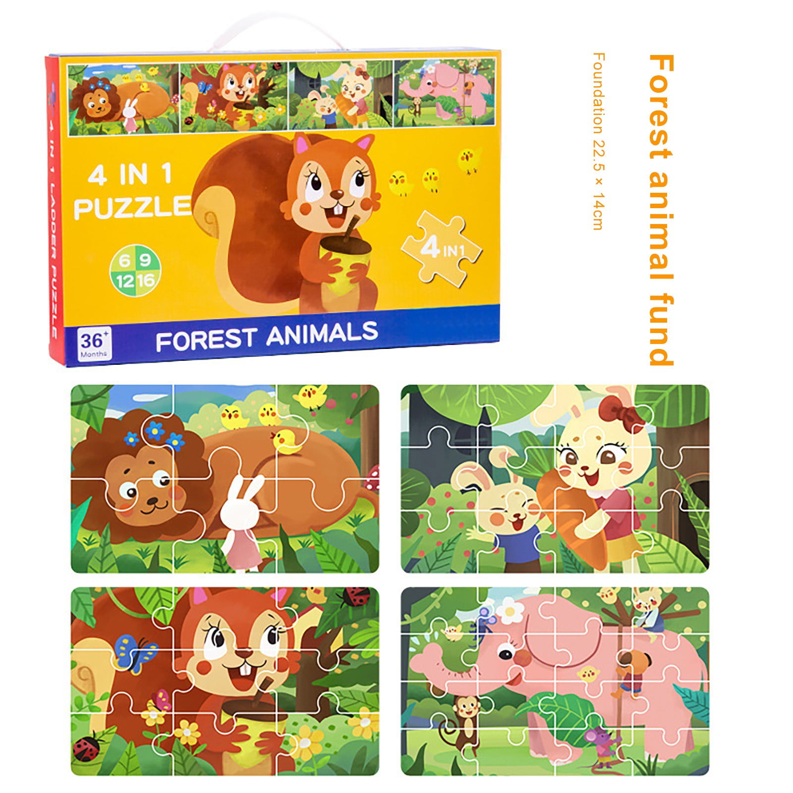 Apmemiss Clearance Puzzles for Kids Ages 4-8, 3-5,36 Piece Dinosaur ...