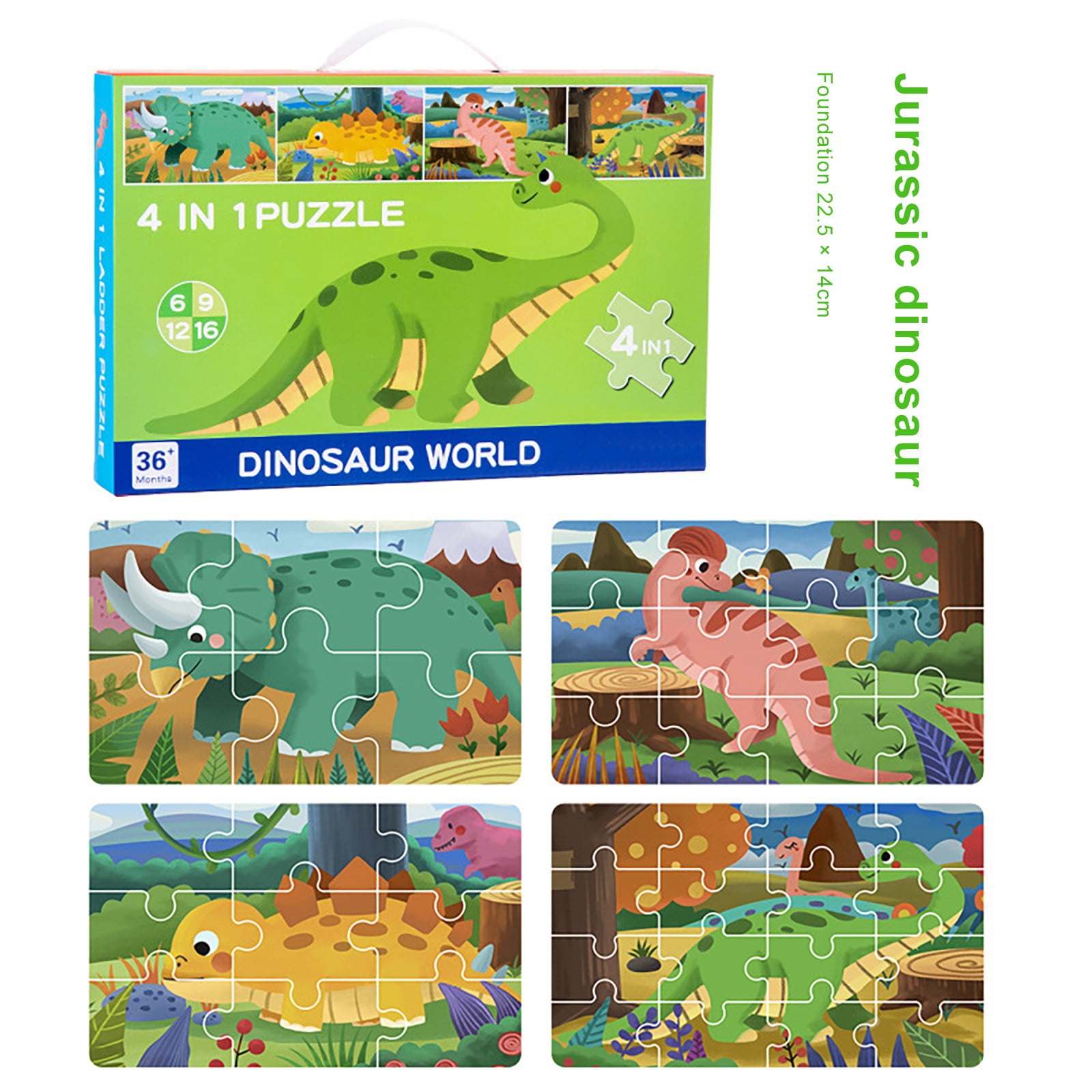 Apmemiss Clearance Puzzles for Kids Ages 4-8, 3-5,36 Piece Dinosaur ...