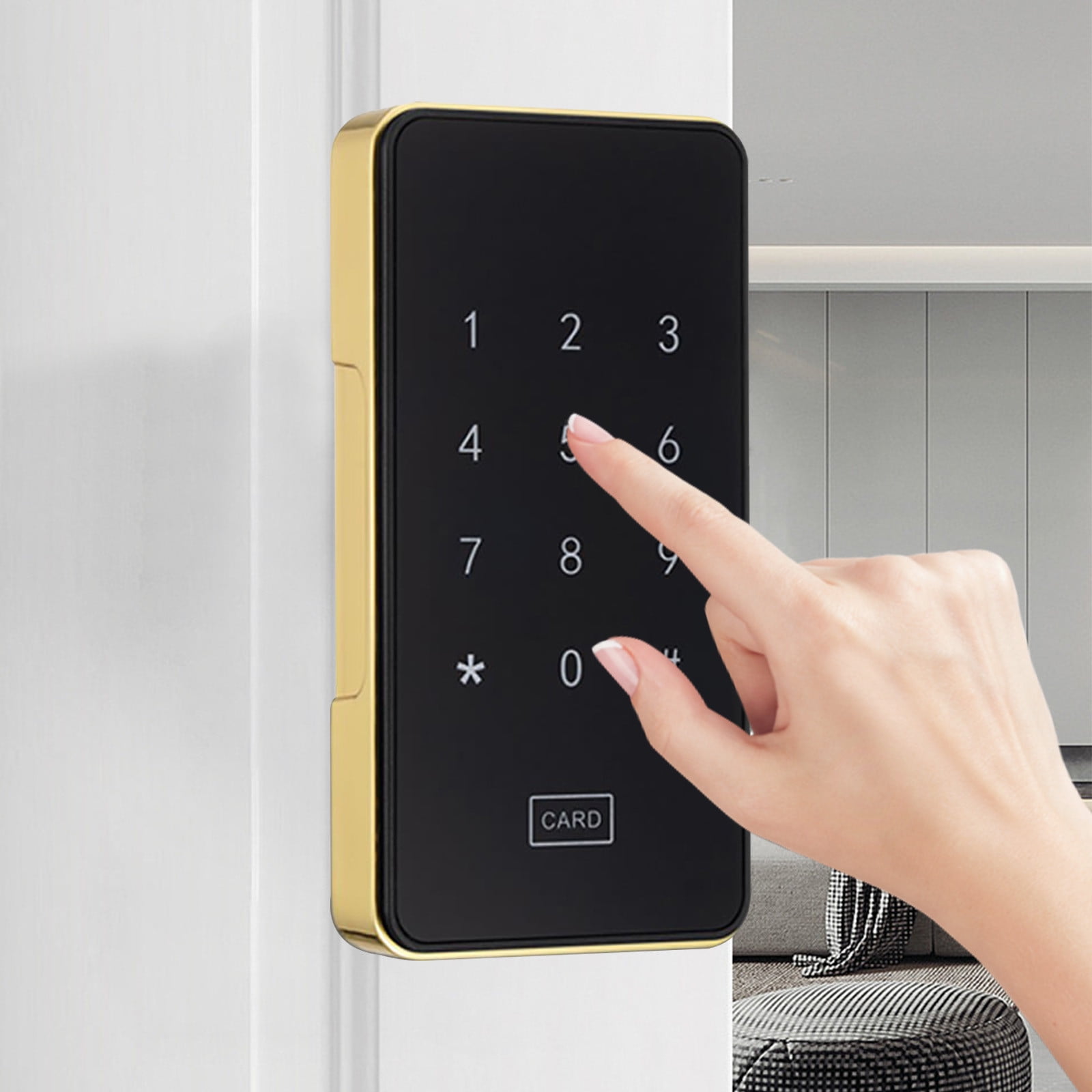 Apmemiss Clearance Sales Smart Lock, 3-in-1 Keyless Entry Door Lock ...