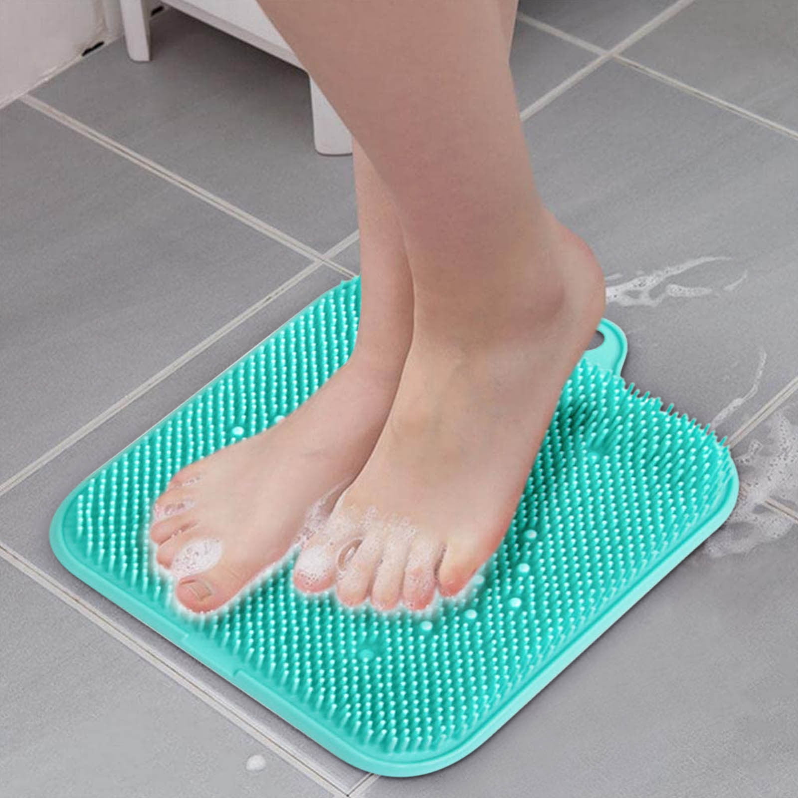 Apmemiss Clearance Shower Back & Foot Scrubber,Wall Mounted Back ...