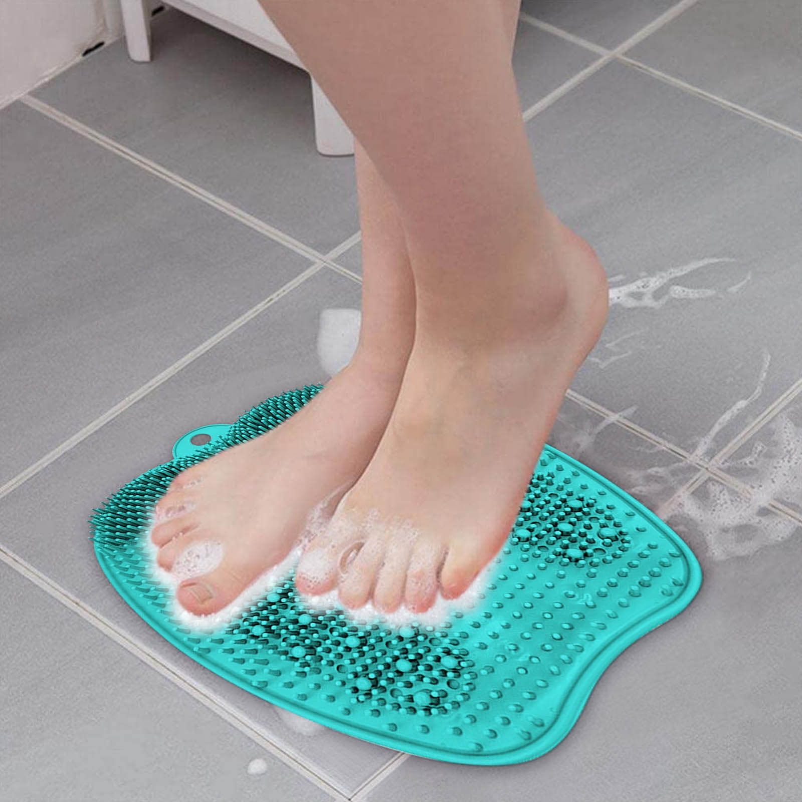 Apmemiss Clearance Shower Foot & Back Scrubber Mat Hands Free Foot ...