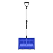 Bigfoot 21" Roller Snow Shovel - Metal Handle - Large D-Grip - Walmart.com