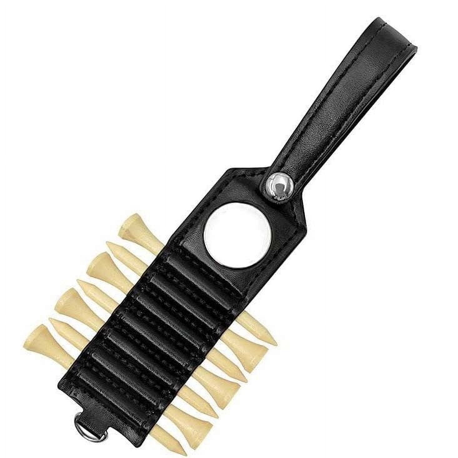 Apmemiss Clearance Spike Storage Leather Case Golf Tee Holder for Bag ...